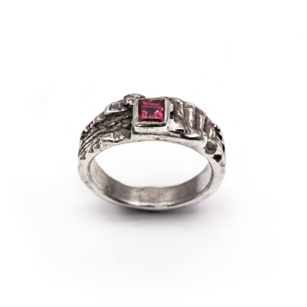 Rhodolite Garnet Ancient Temple Ring | Alex Streeter