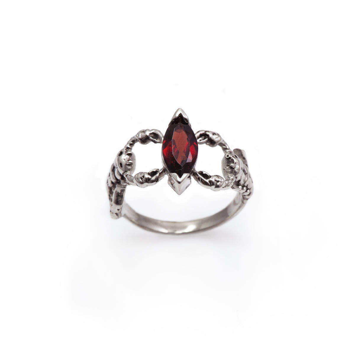 Garnet Marquise Scorpion Ring | Alex Streeter