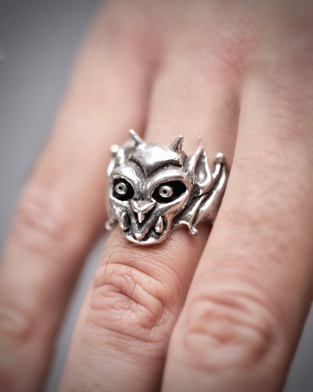 Garnet Gargoyle Ring | Alex Streeter