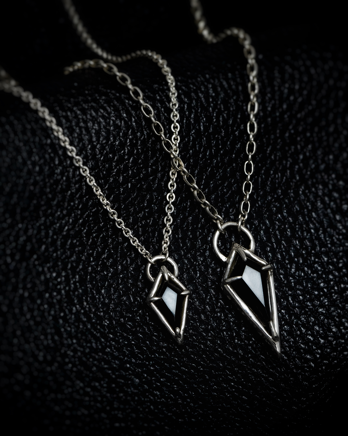 Amethyst Spike Shield Necklace | Alex Streeter