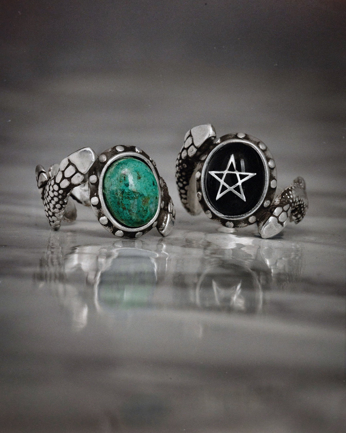 Chrysocolla Magician's Mirror Ring | Alex Streeter