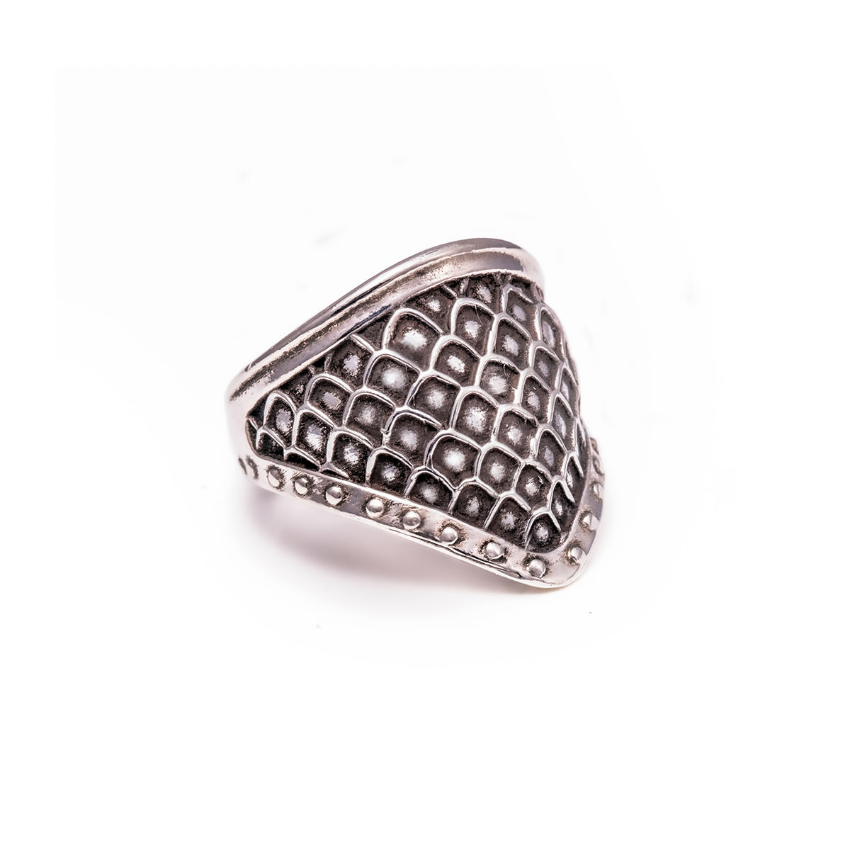 Dragon Scale Shield Ring | Alex Streeter