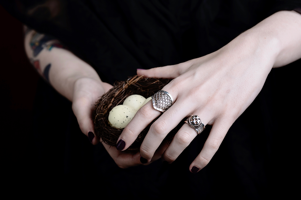 Dragon Scale Shield Ring | Alex Streeter