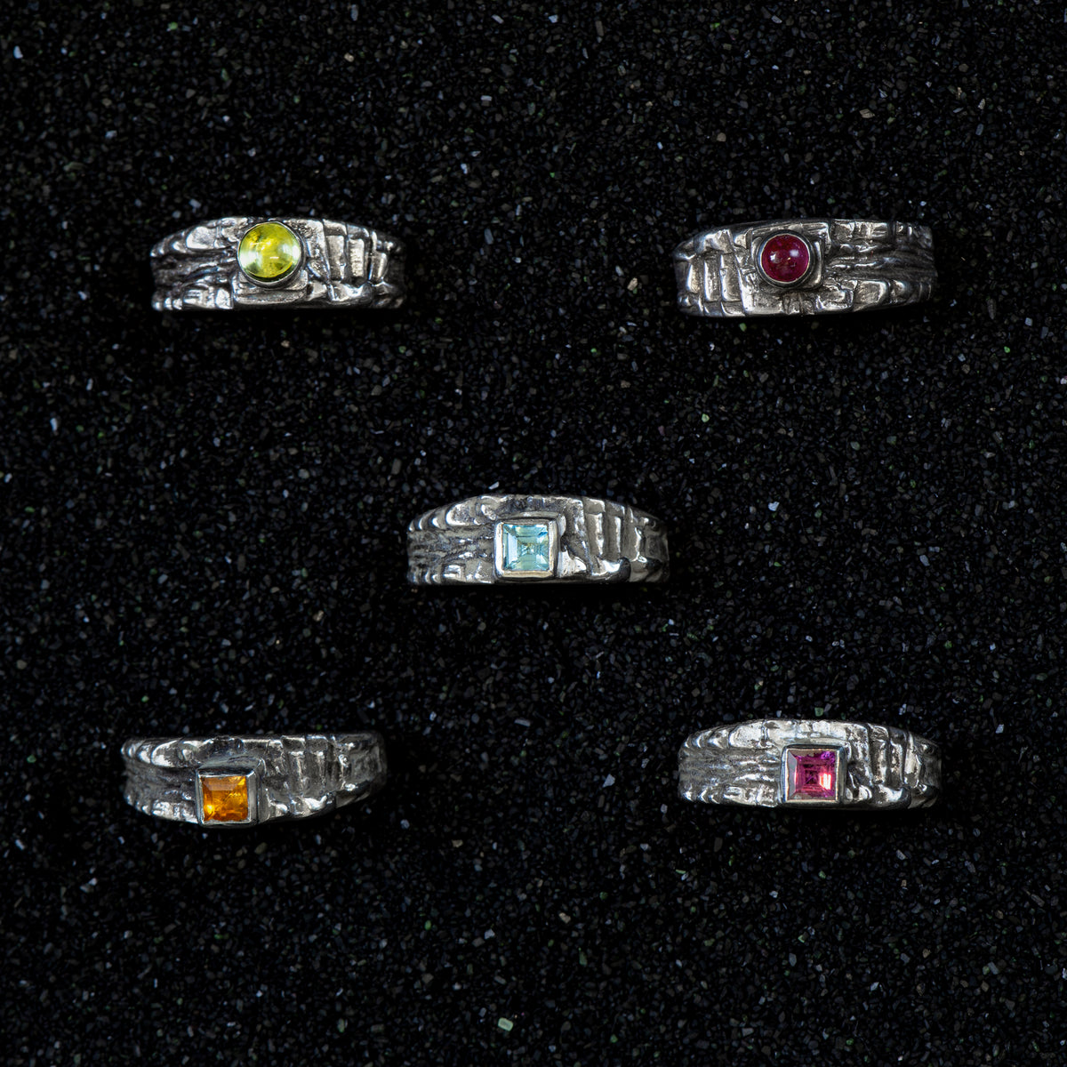 Rhodolite Garnet Ancient Temple Ring | Alex Streeter