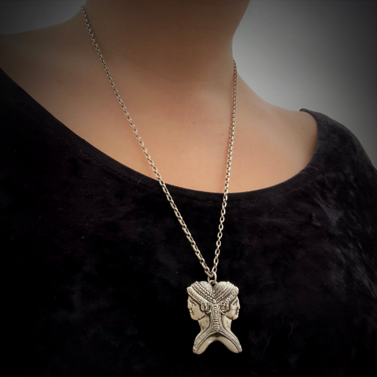 Bronze Janus Pendant | Alex Streeter