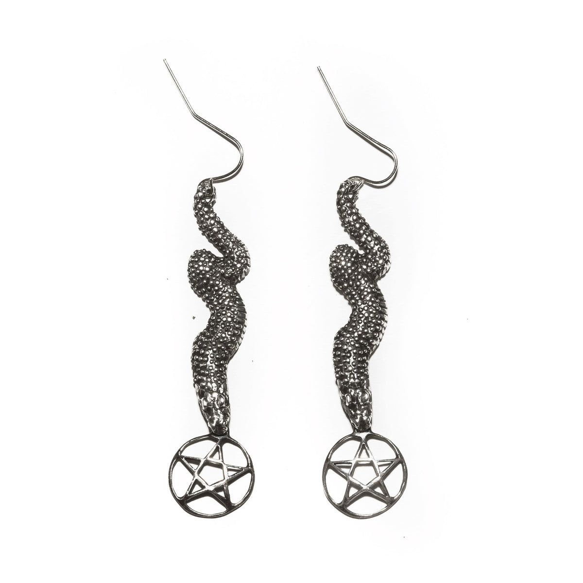 Serpent Pentagram Earrings | Alex Streeter